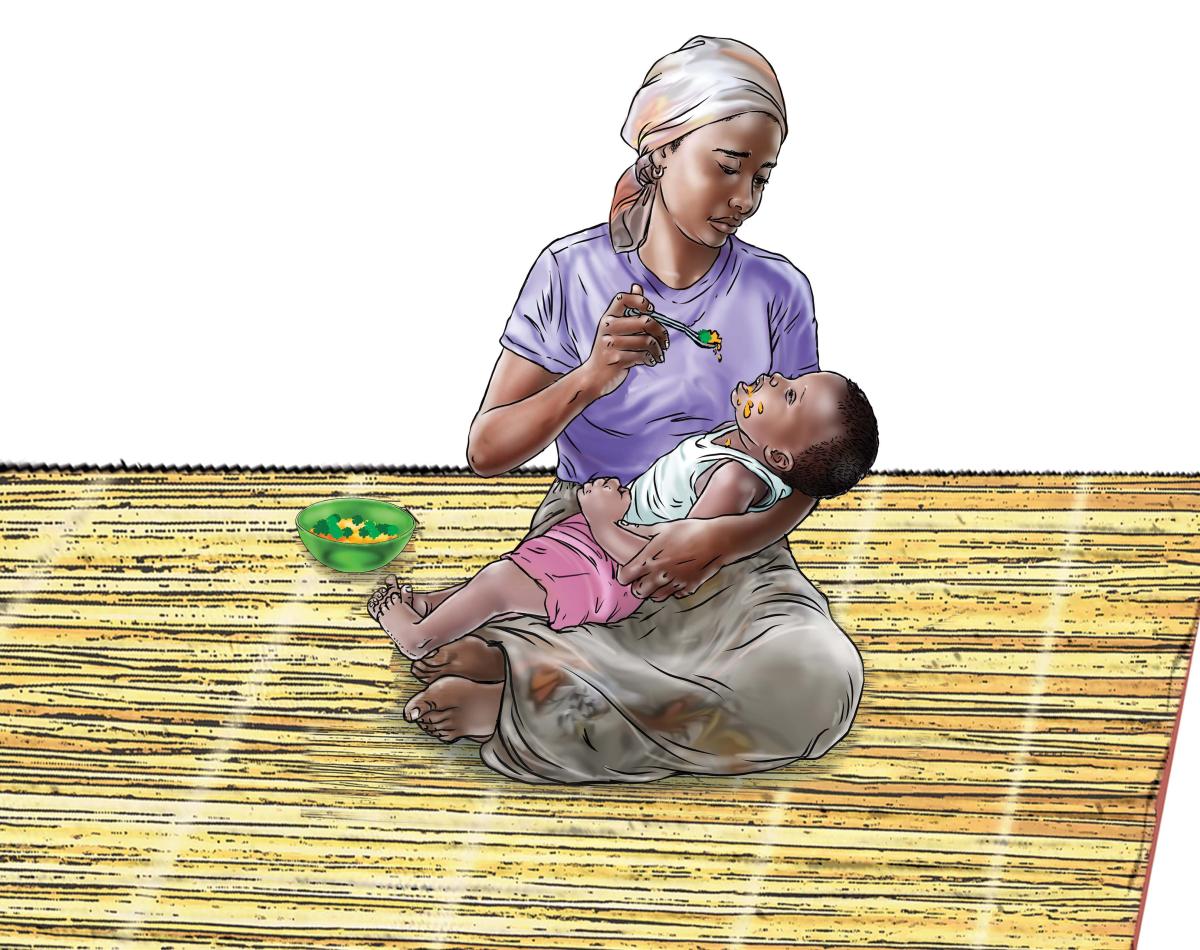 Disability - Mother and child with improper positioning during ...