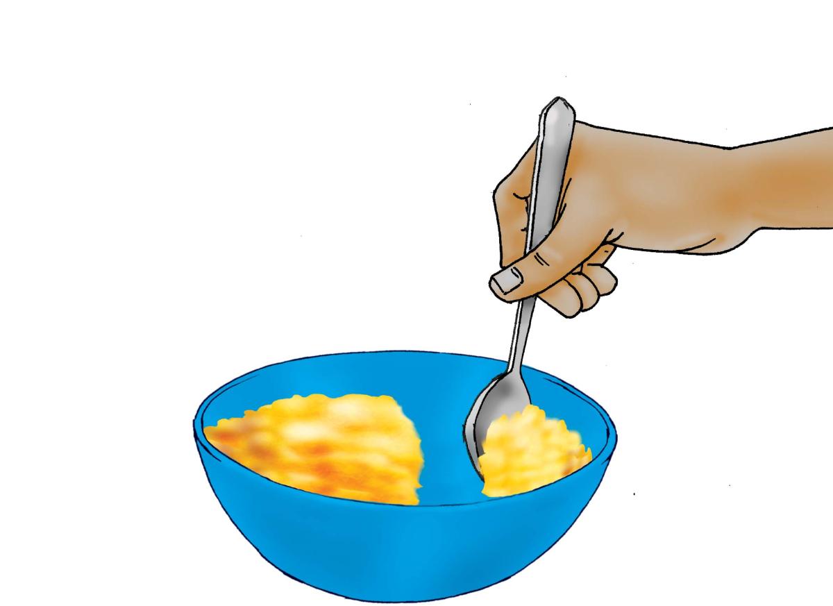 Complementary Feeding - Adding micronutrient powder to complementary ...